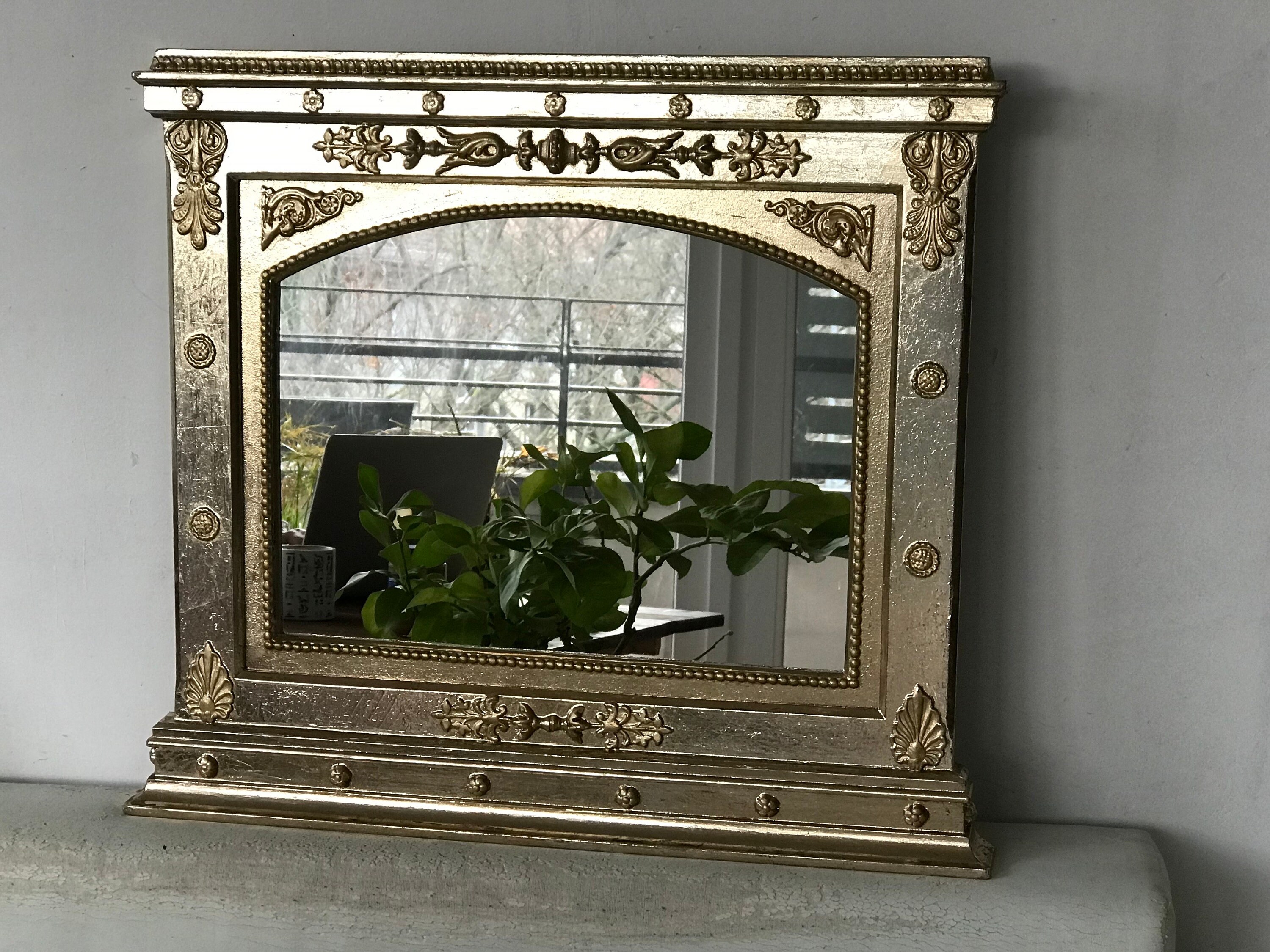Romantic Authentic Mirror Wall Mirror Handmade Ornate Gilded - Etsy