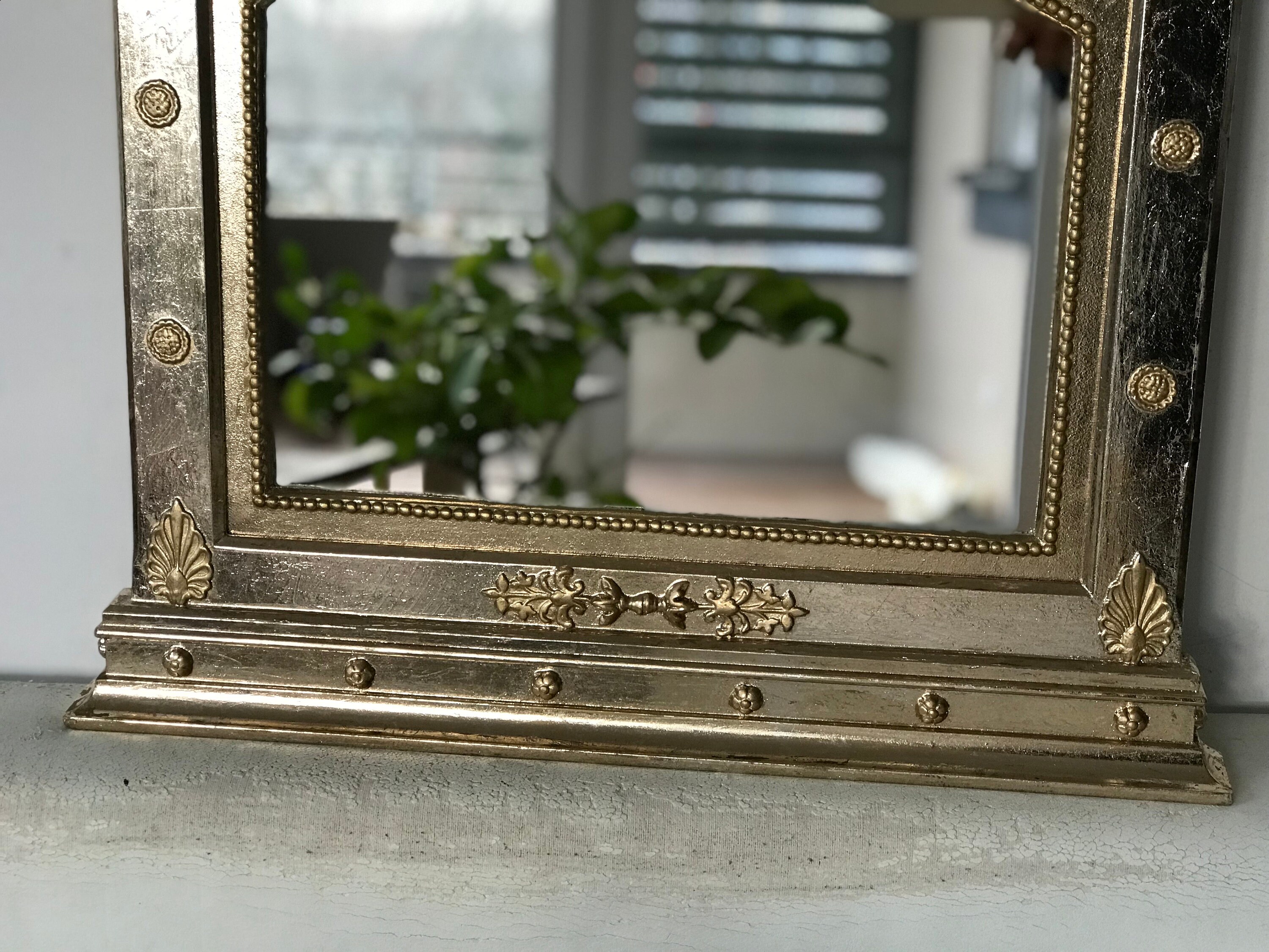 Romantic Authentic Mirror Wall Mirror Handmade Ornate Gilded - Etsy