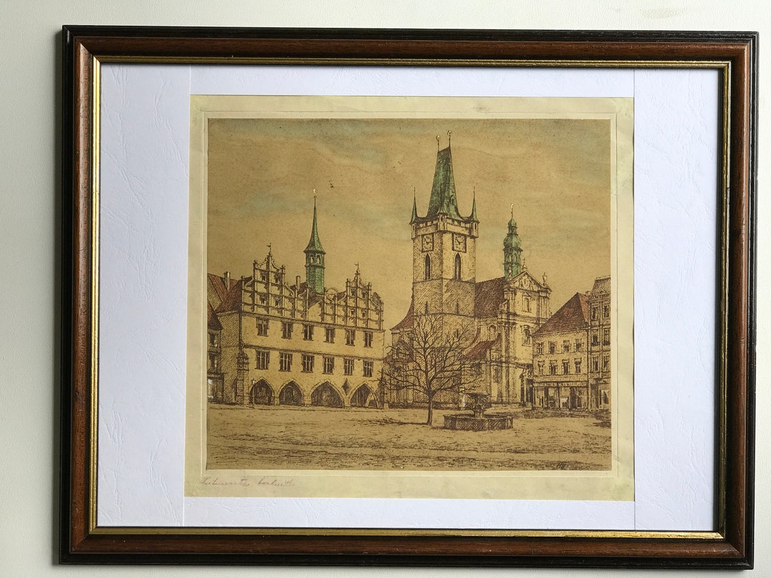 Original Pencil Signed, Pencil Signed Lithograph, City Art, Historical ...