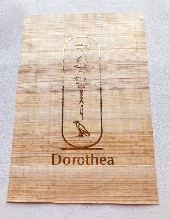 Your Name In Egyptian Hieroglyphs A Diy Art Project