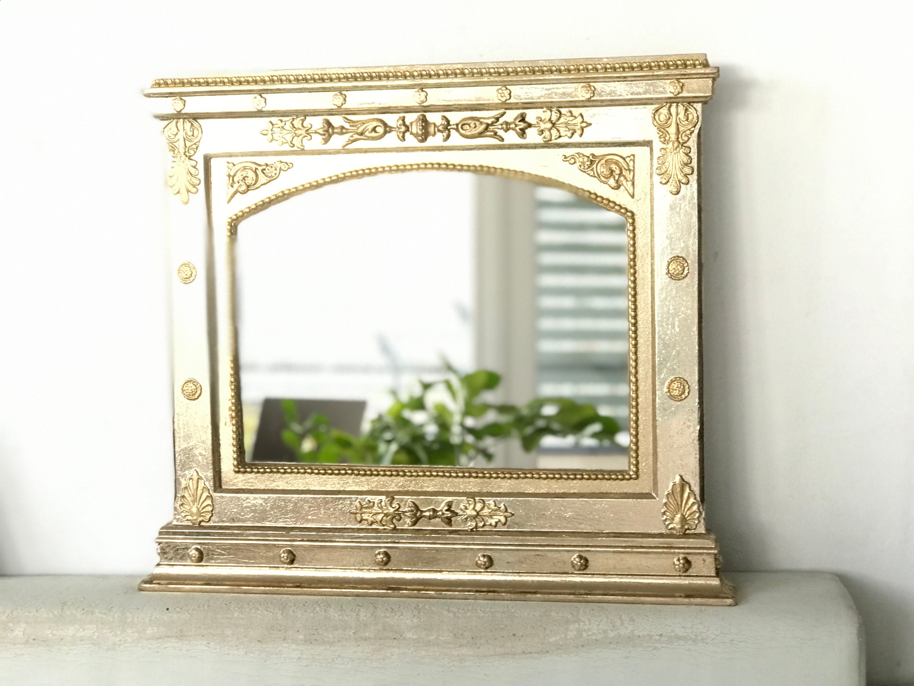 Romantic Authentic Mirror Wall Mirror Handmade Ornate Gilded - Etsy