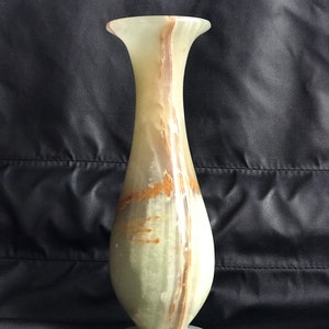 Beautiful Solid Genuine Onyx Vase, Home Decor, Onyx Sculpture, Tabletop ...