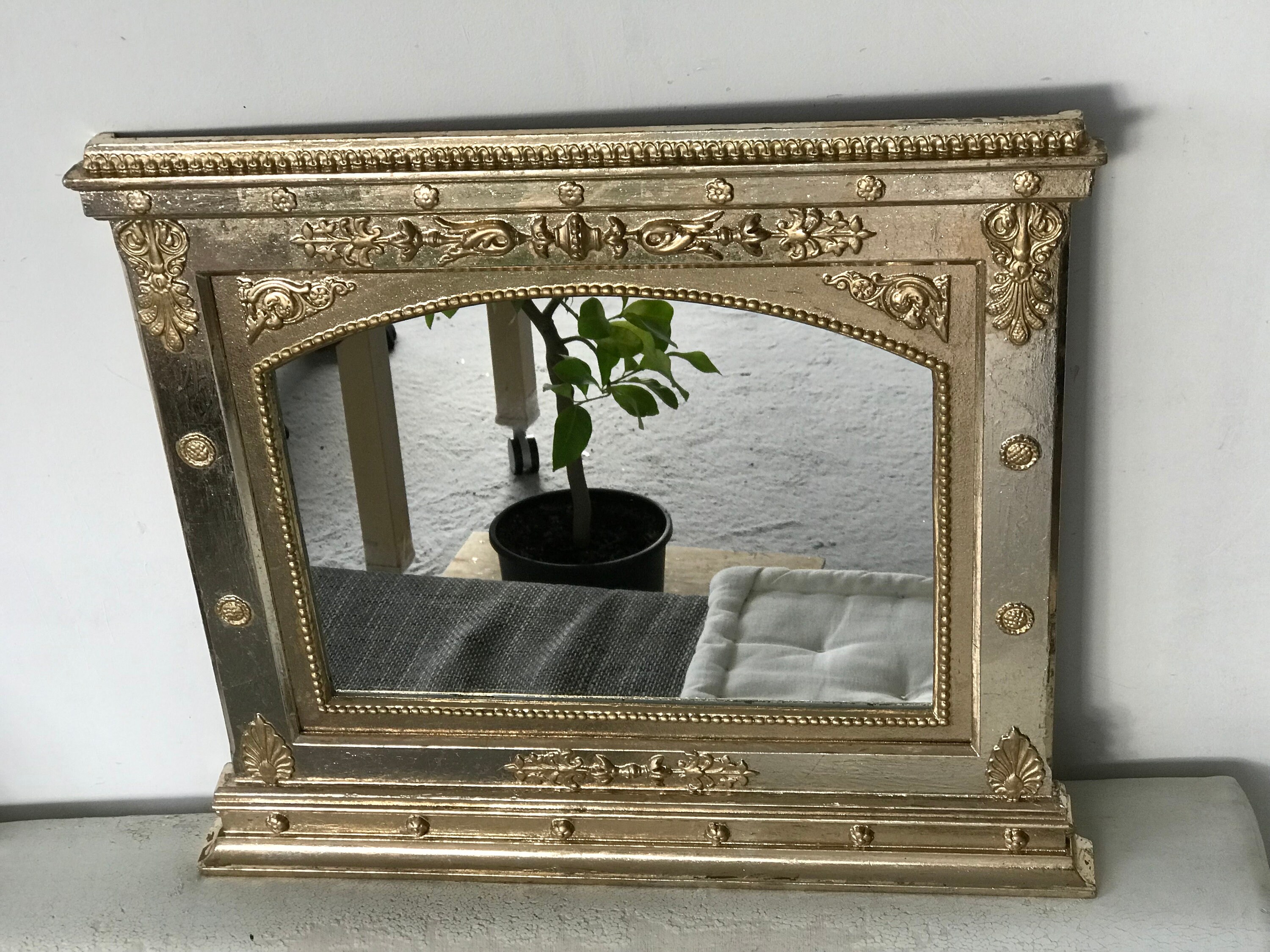 Romantic Authentic Mirror Wall Mirror Handmade Ornate Gilded - Etsy