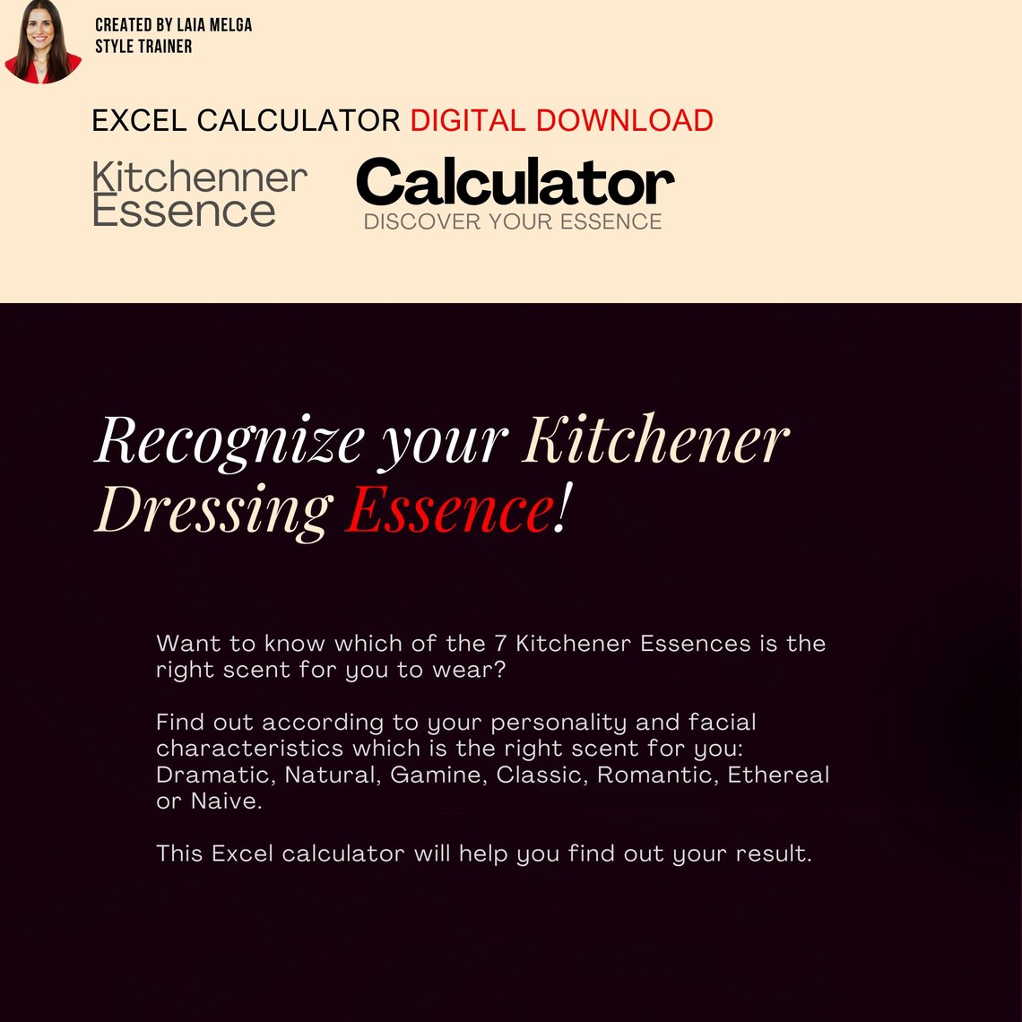 7 Kitchener Essence Test Calculator Excel and Canva Editable Template ...