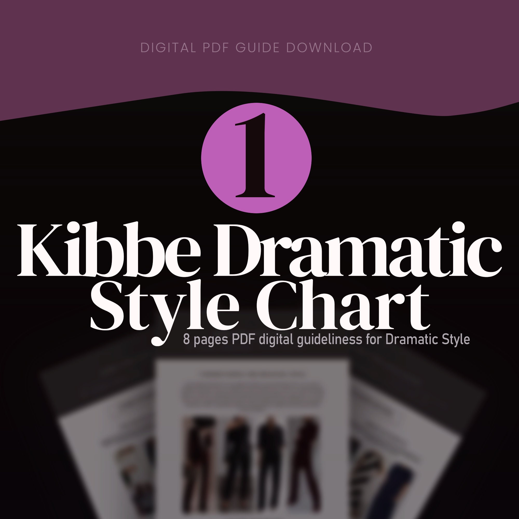 Kibbe Dramatic Style Guide / Kibbe Dramatic Style Guideliness - Etsy