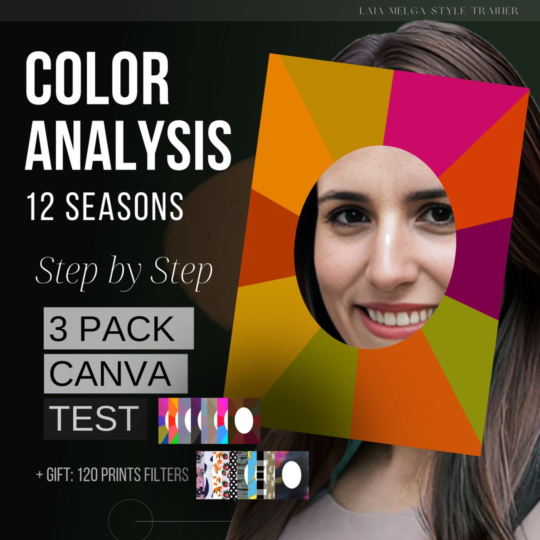 Canva Template Personal Color Analysis / 12 Seasons Personal Color ...