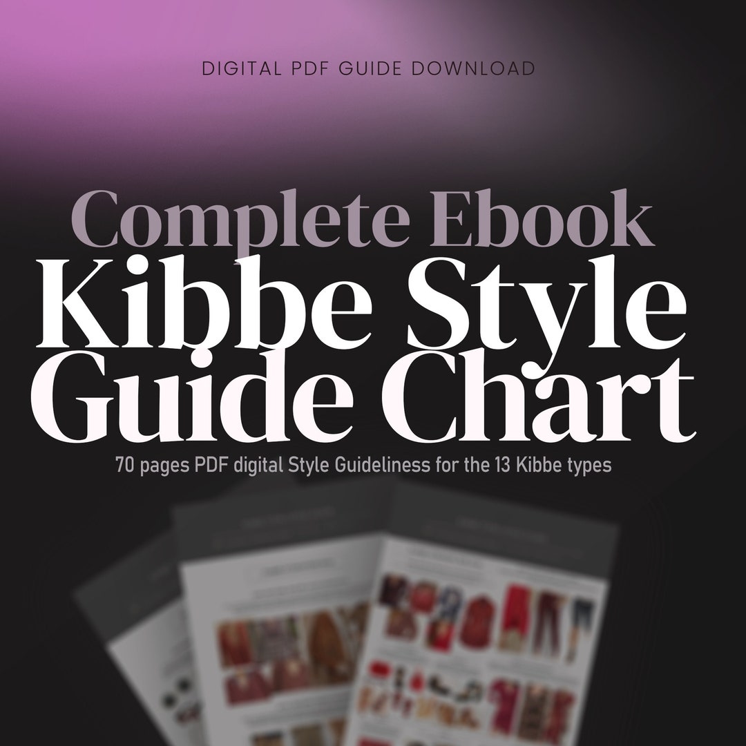 Kibbe Style Guide 13 Kibbe Types / Kibbe Style Chart / Kibbe Natural ...