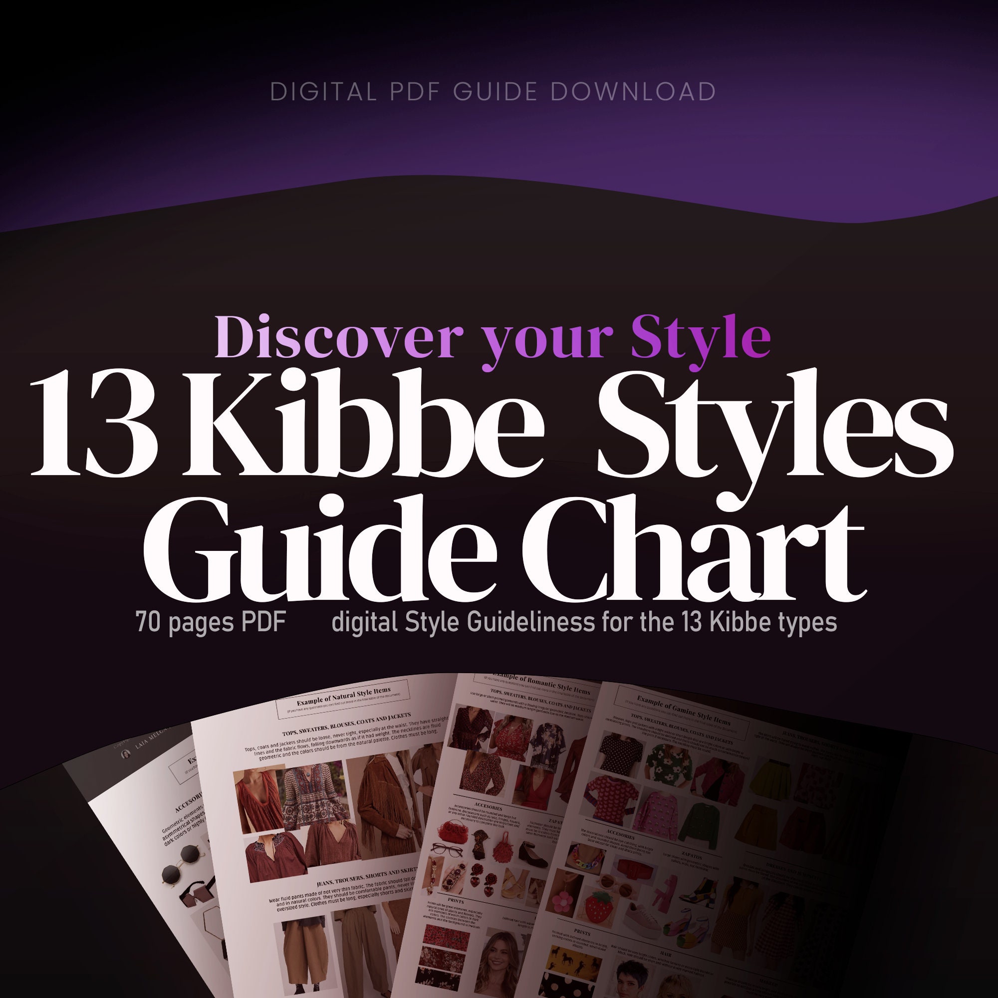 Kibbe Style Guide 13 Kibbe Types / Kibbe Style Chart / Kibbe - Etsy