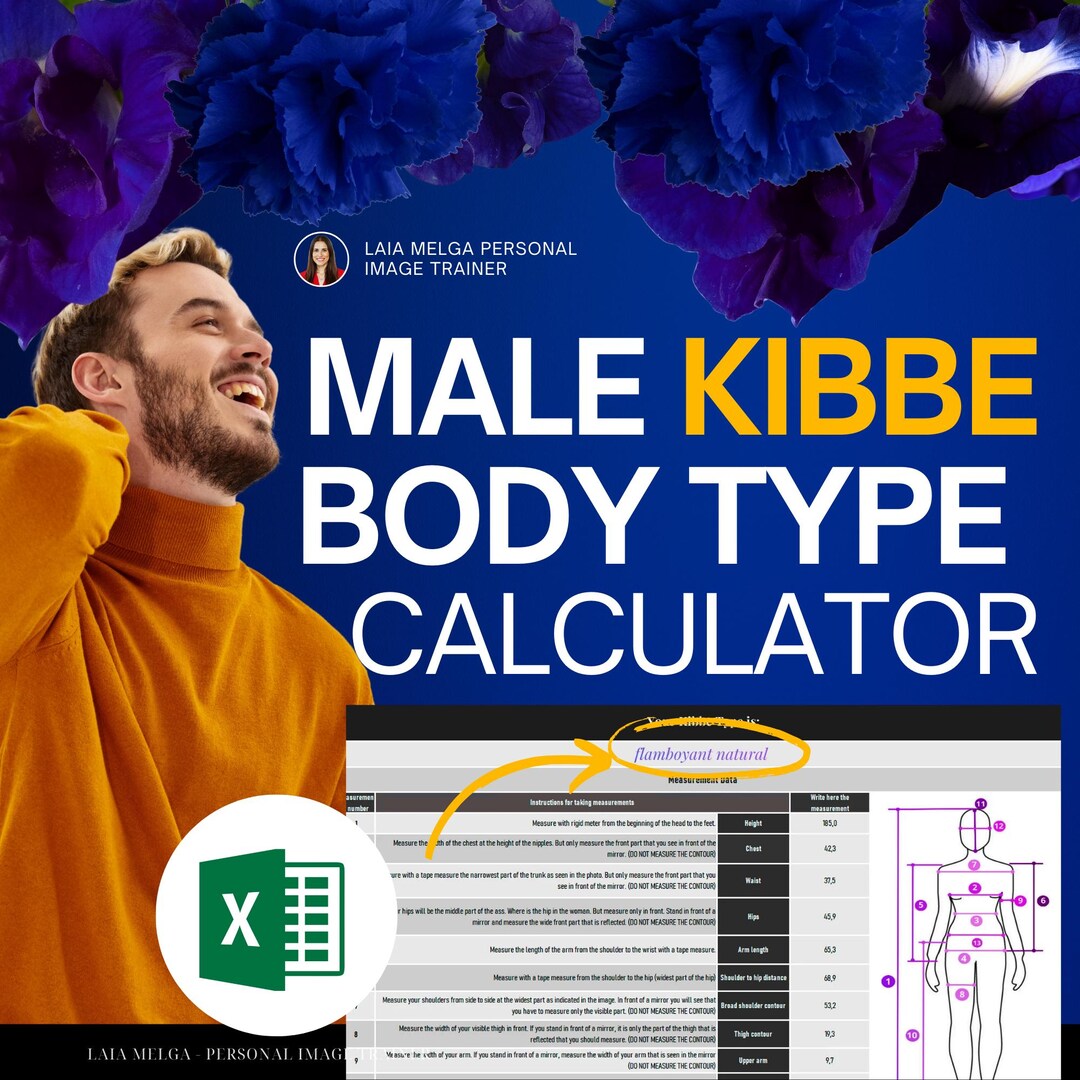 Kibbe Male Body Type Calculator Excel / Kibbe Male Body Type / What is ...