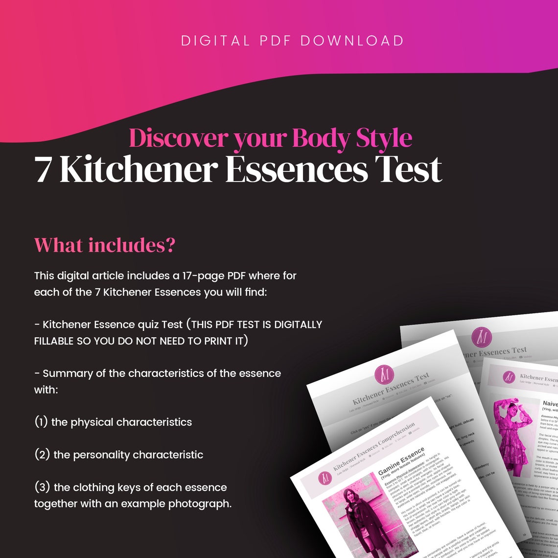 7 Kitchener Essences Test Quiz PDF Digital / John Kitchener Essences ...