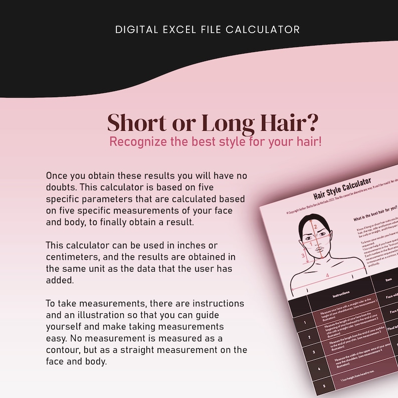 Face Shape Style Calculator Advanced / Hair Style Calculator / Stylist ...