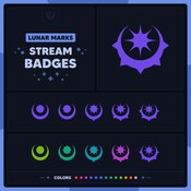 TWITCH Bit Badges / Cheer Badges simple Badges 3 V2 - Etsy Canada