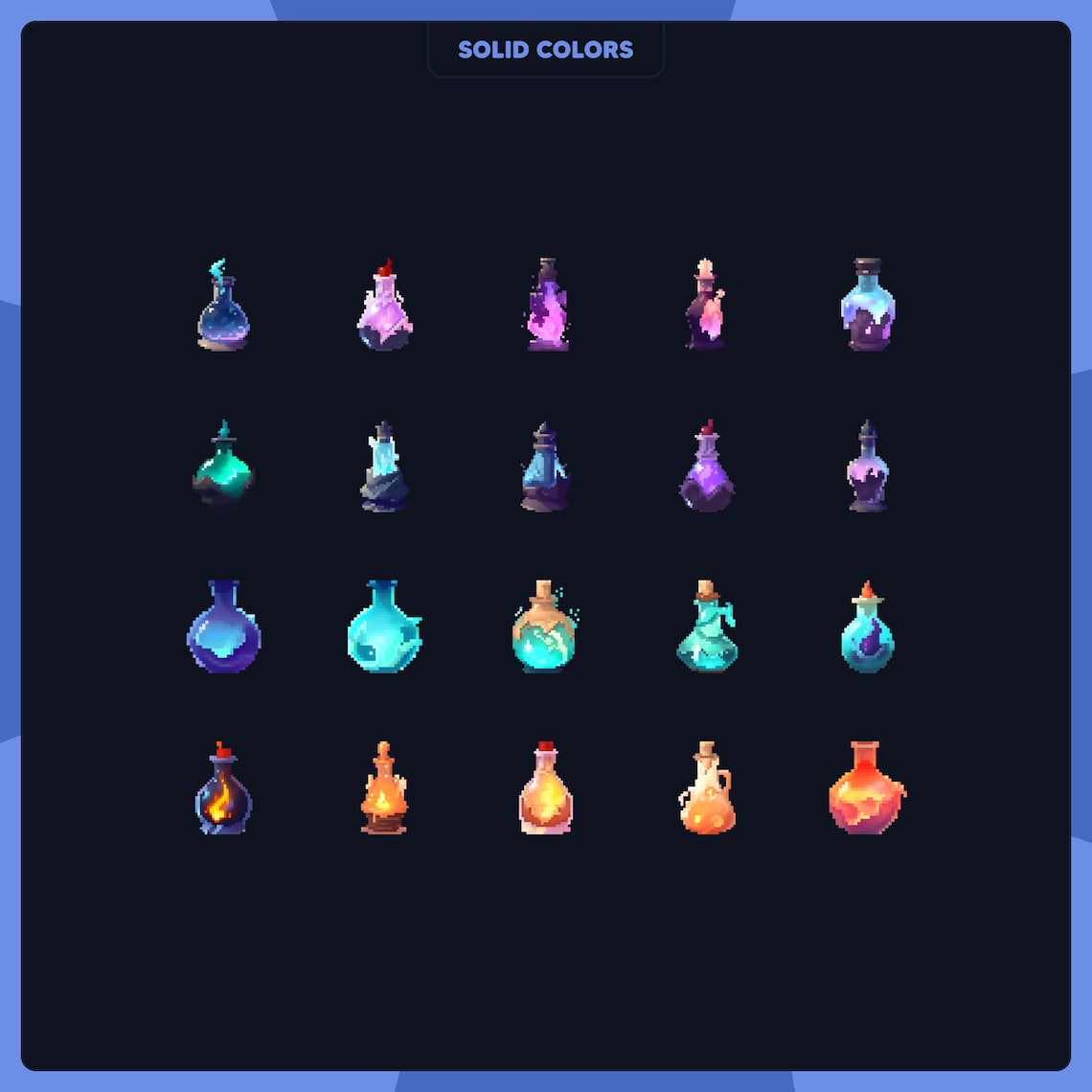 Potions Sub Badges for Twitch Twitch Sub & Bit Badges 8bit Sub Badges ...