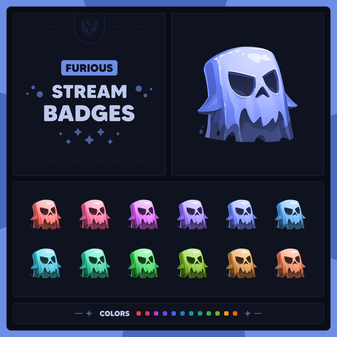 Furious Badges for Twitch Twitch Sub & Bit Badges Spirits Sub Badges ...
