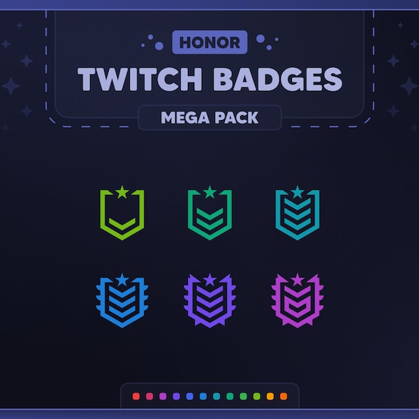 Kick Sub Badges Etsy