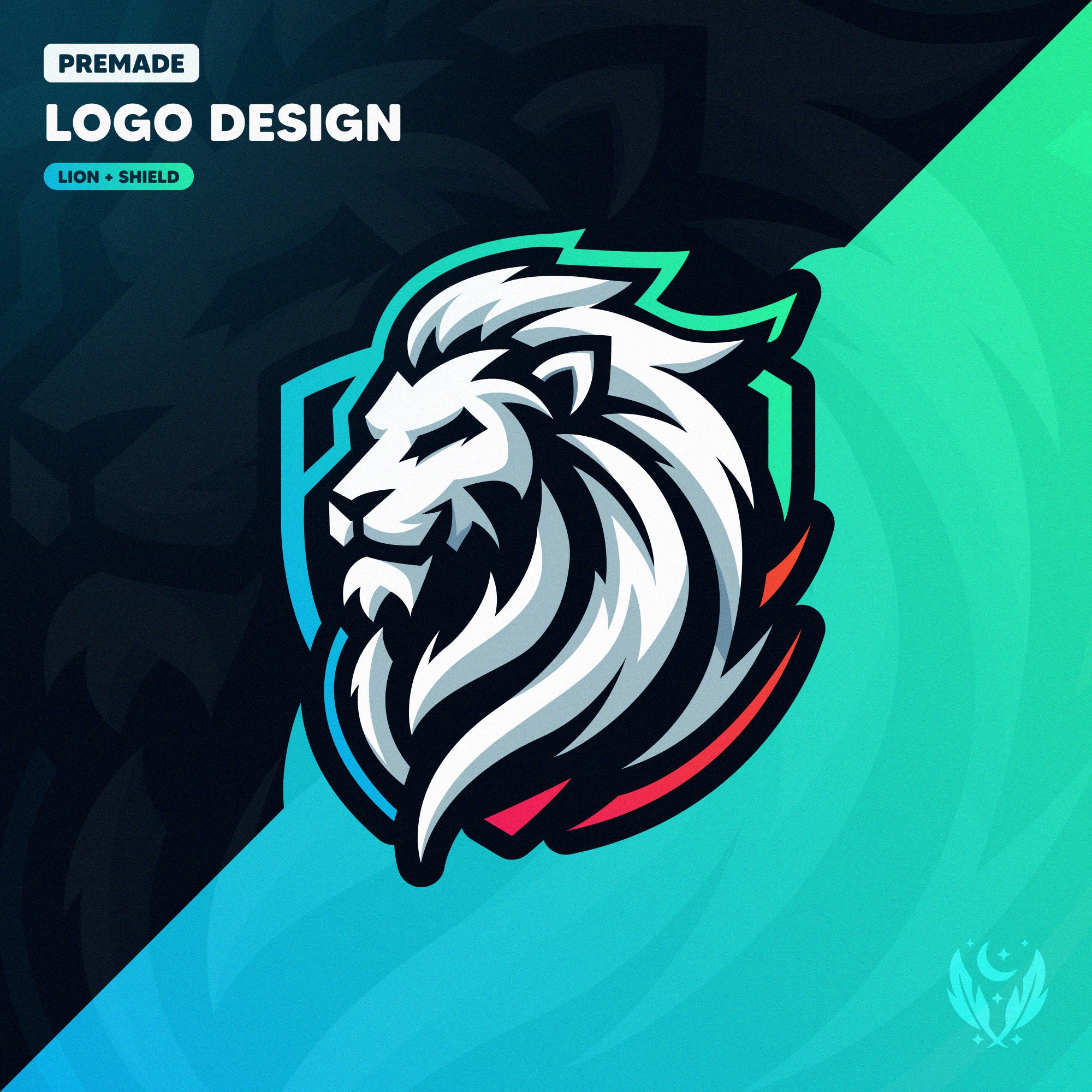 Lion Logo Design Premade Lion Logo Esports Logo Animal Logo King Logo ...