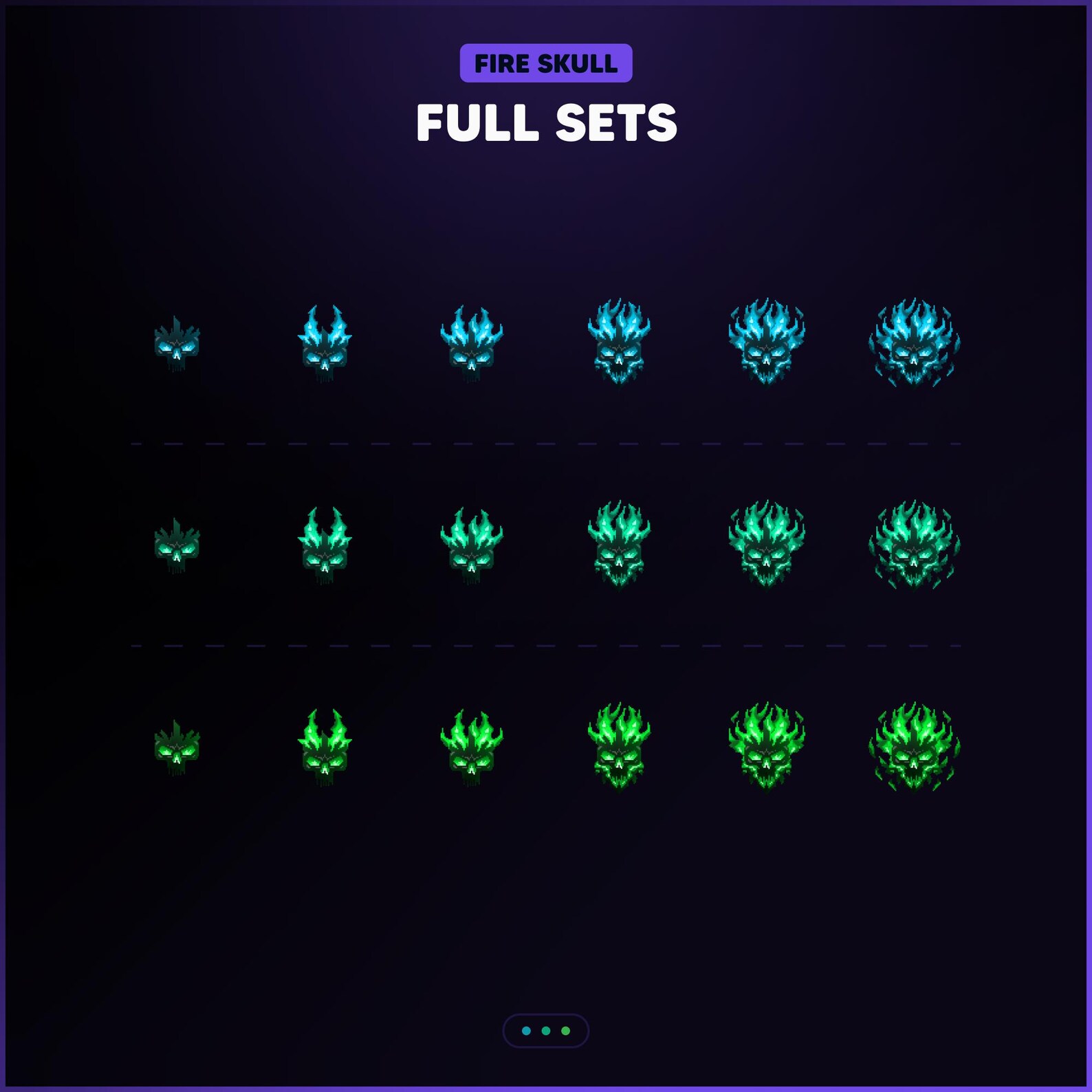 Skulls Sub Badges for Twitch | Twitch Sub & Bit Badges | 8bit Sub ...