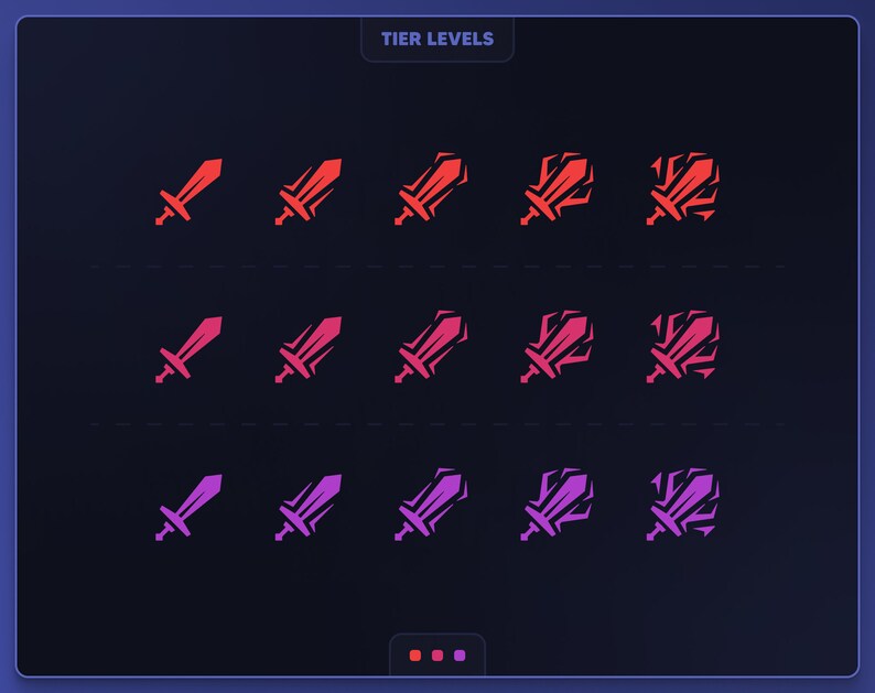 Swords Sub Badges for Twitch Twitch Sub & Bit Badges Blade - Etsy