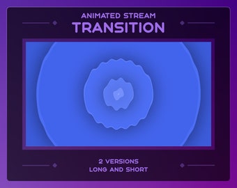Waves Twitch Stinger Transition / Stream Transitions / | Etsy