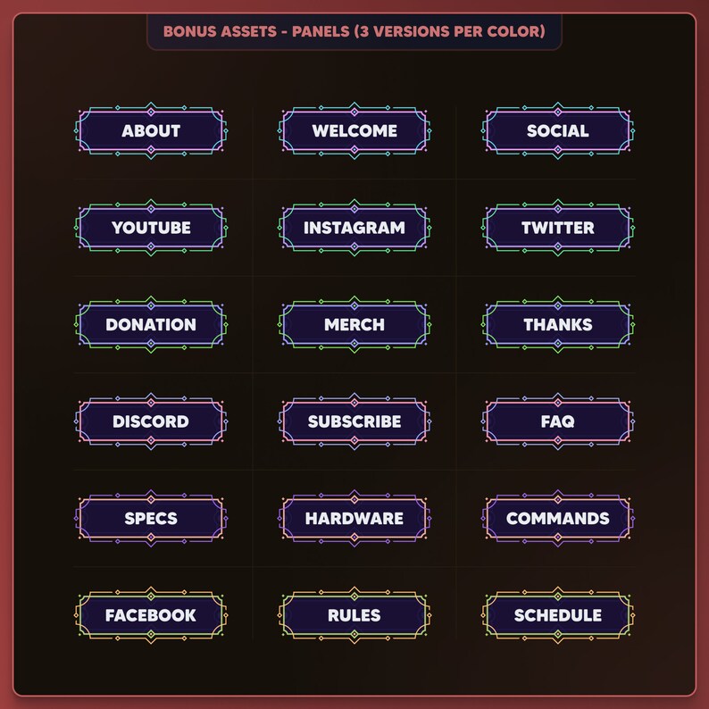 Cute Bunny Sub Badges for Twitch Twitch Sub & Bit Badges - Etsy