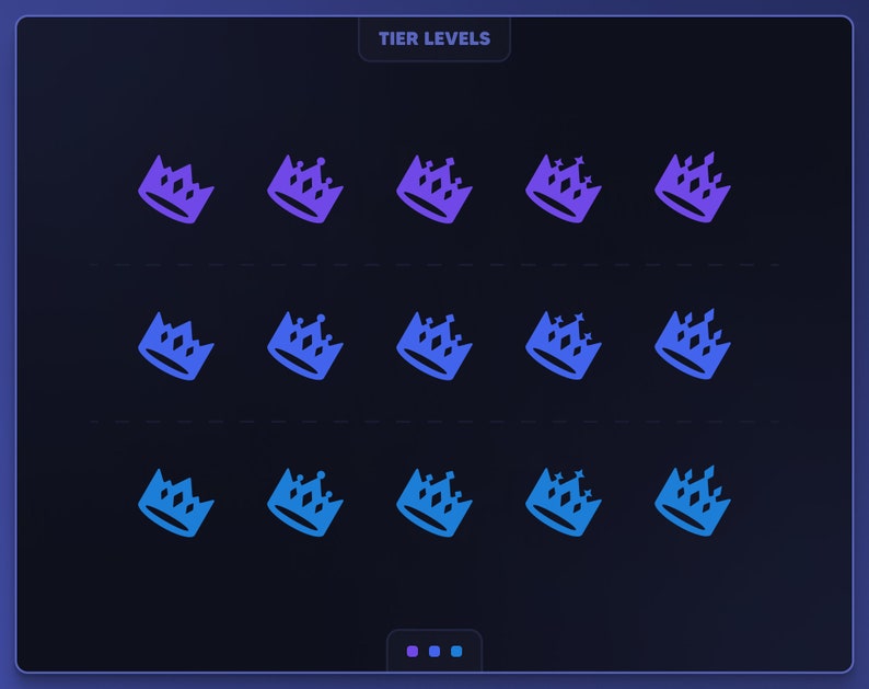Cute Crowns Sub Badges for Twitch Twitch Sub & Bit Badges - Etsy