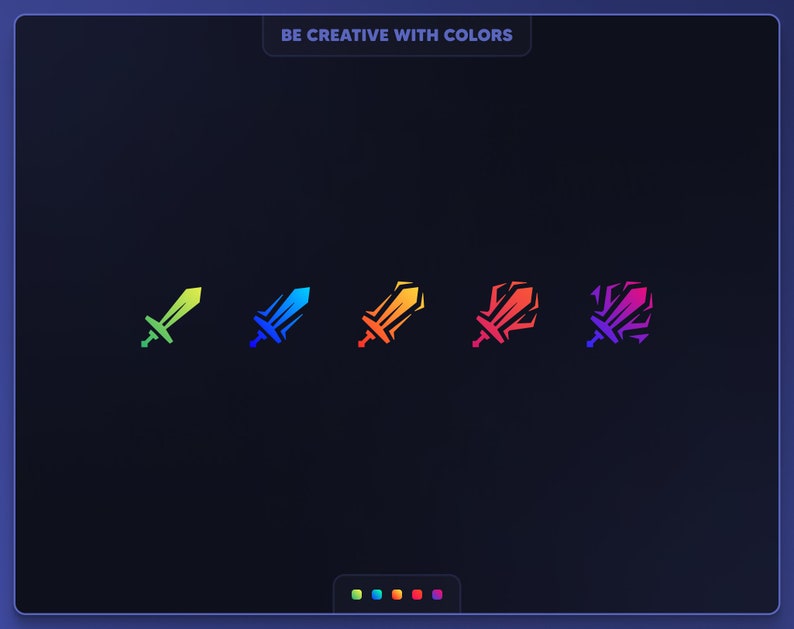 Swords Sub Badges for Twitch Twitch Sub & Bit Badges Blade - Etsy