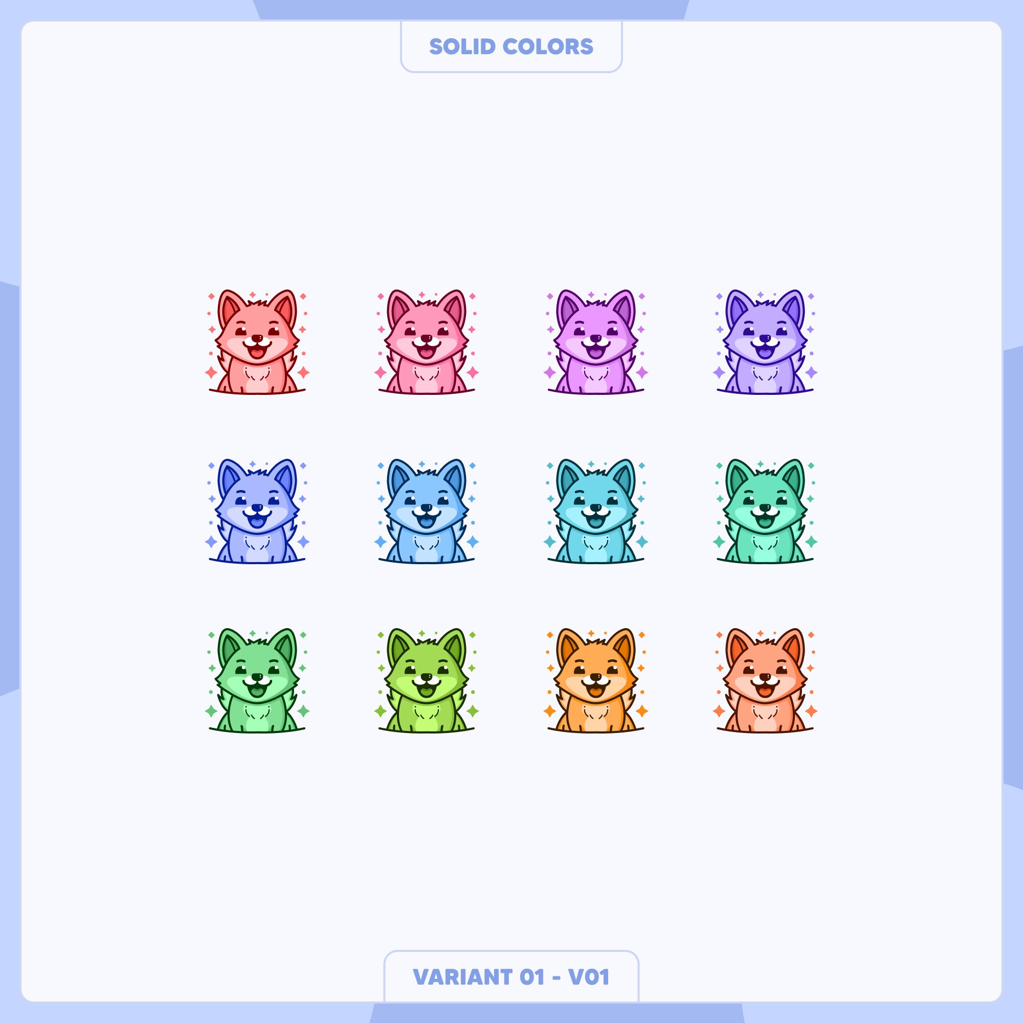 Wolf Sub Badges for Twitch Twitch Sub & Bit Badges Dog Sub Badges Puppy ...