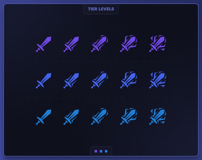 Swords Sub Badges for Twitch Twitch Sub & Bit Badges Blade - Etsy