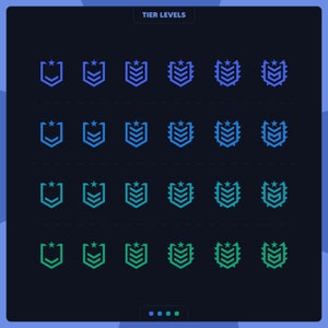 Honor Sub Badges for Twitch Twitch Sub & Bit Badges Military Sub Badges ...