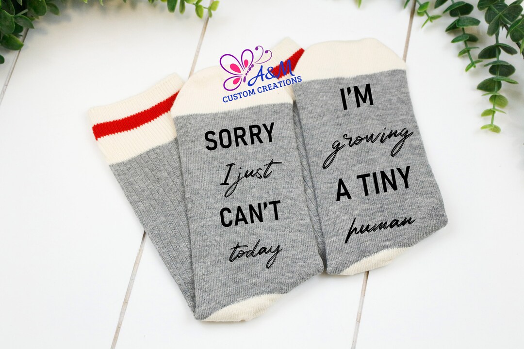 Growing Tiny Human Socks - Etsy