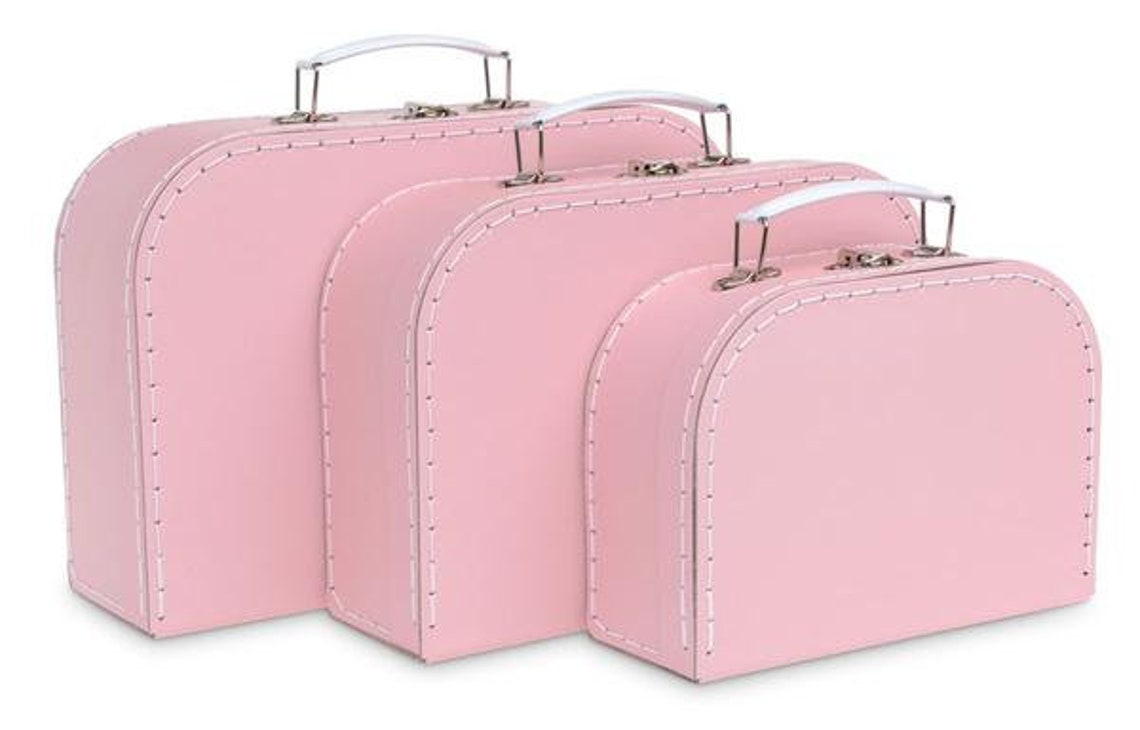 Personalized Pink Decorative Storage Suitcase Style Gift Box | Etsy