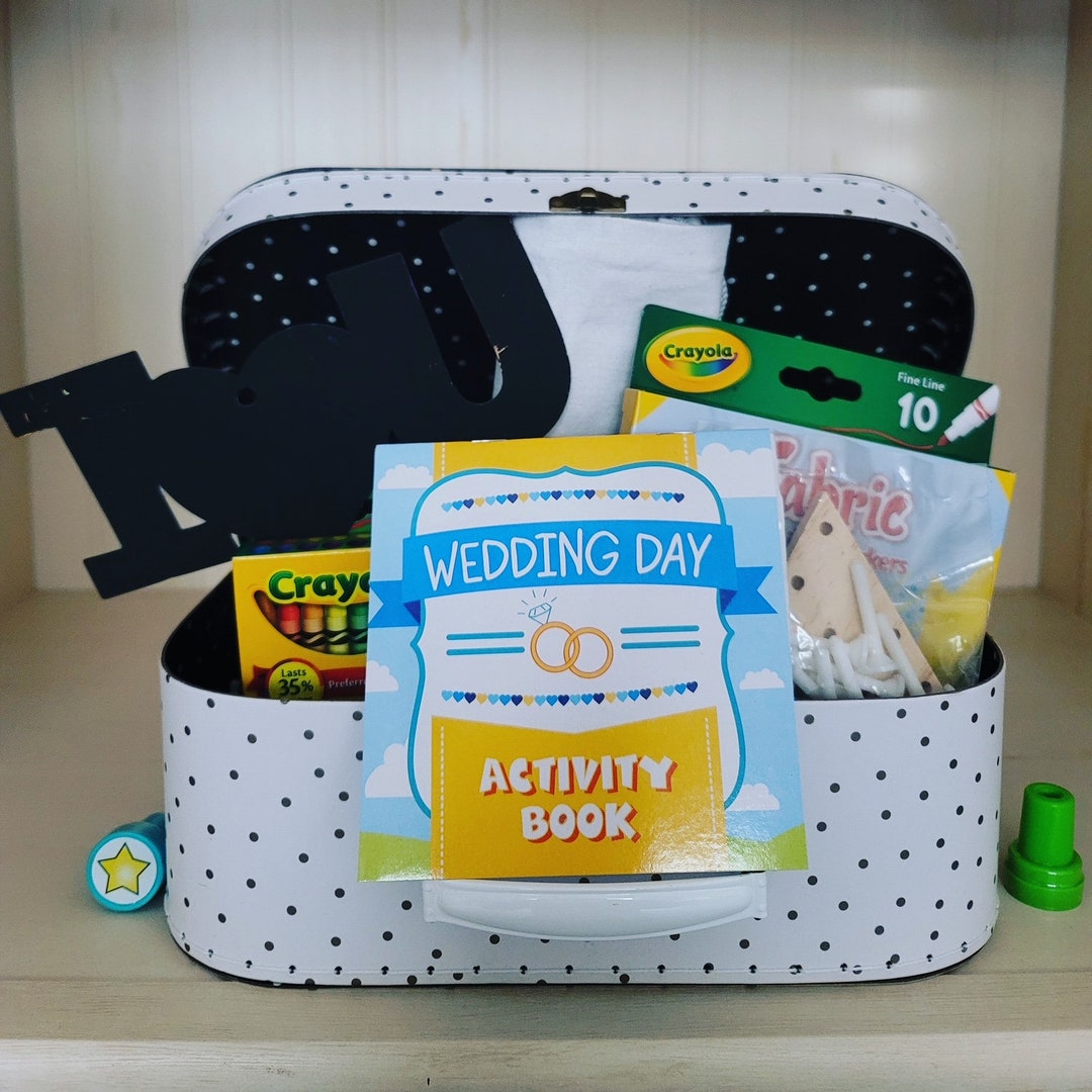 Wedding Activity Kit 3 11 Yrs Flower Girl and Ring Bearer Gift. Busy ...