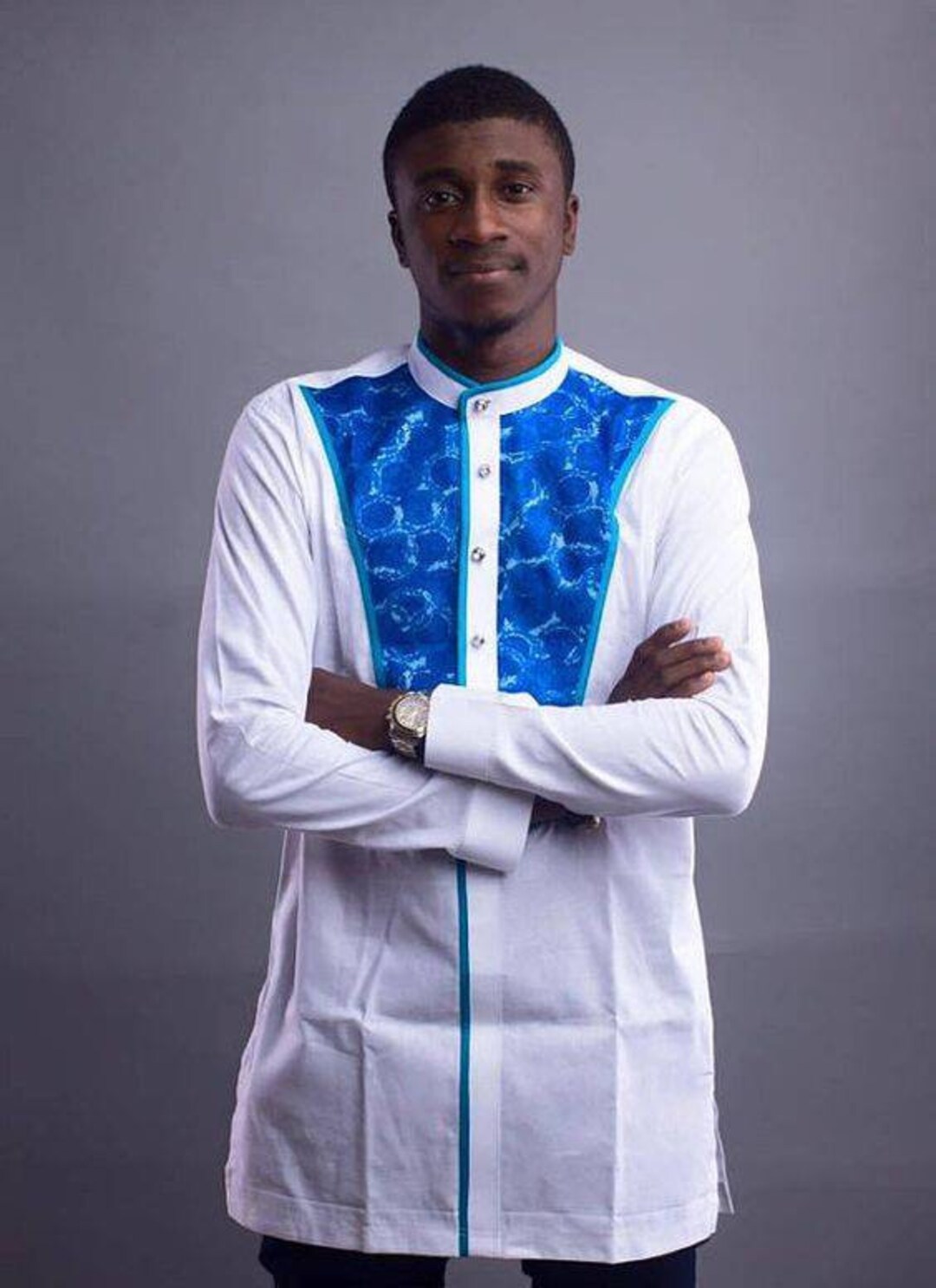 African Clothing/ White African Suit/ African Wedding Attire/ Wedding ...