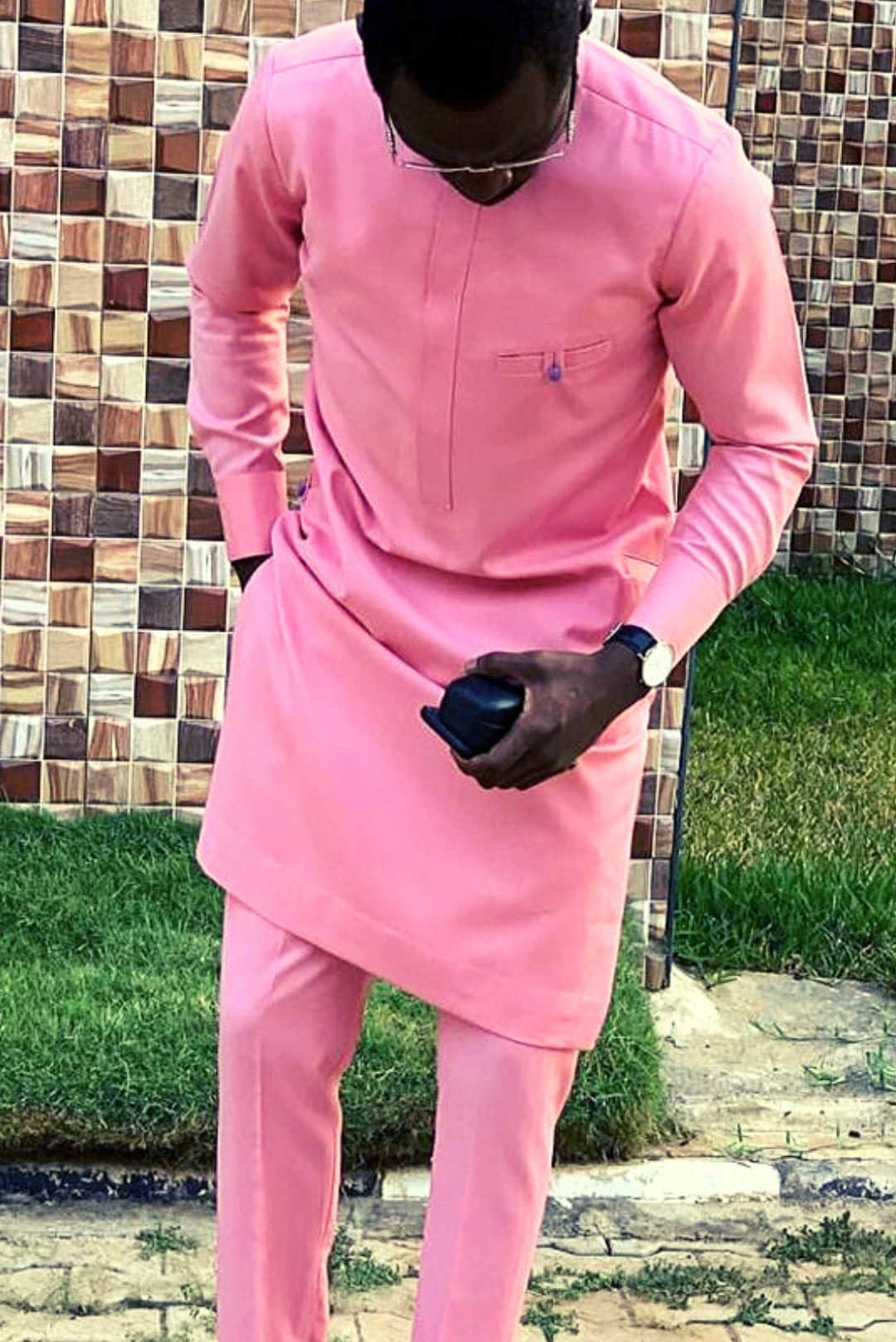 Pink clothes mens store