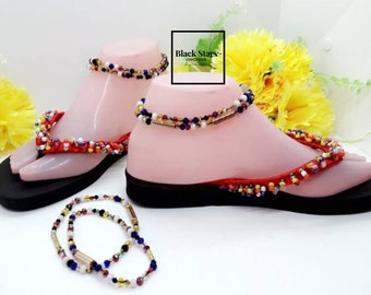 African Ankle Bracelet for Women African Bead Jewelry Anklet | Etsy