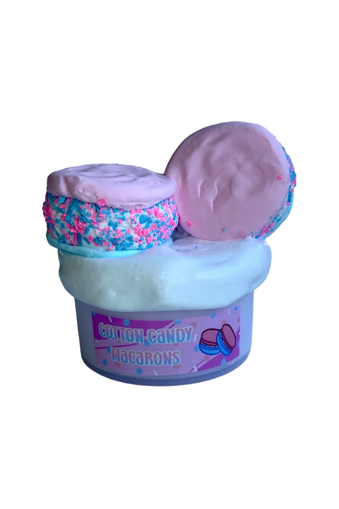 Cotton Candy Macaron 8oz DIY Clay Slime - Etsy