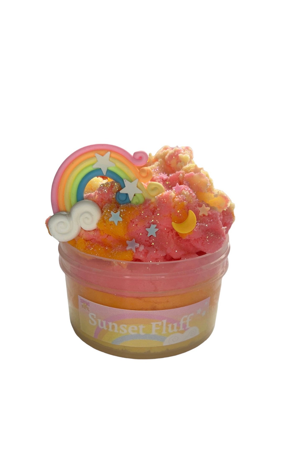Sunset Fluff Cloud Slime 8oz - Etsy