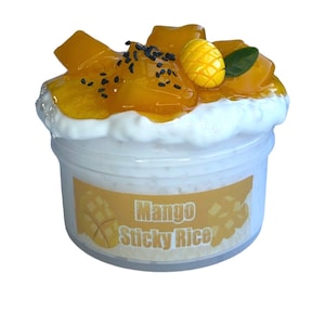 Mango Sticky Rice 8oz DIY Slushie Slime - Etsy
