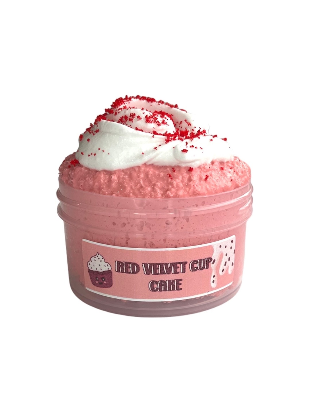 Red Velvet Cup Cake 8oz Snow Fizz Slime - Etsy