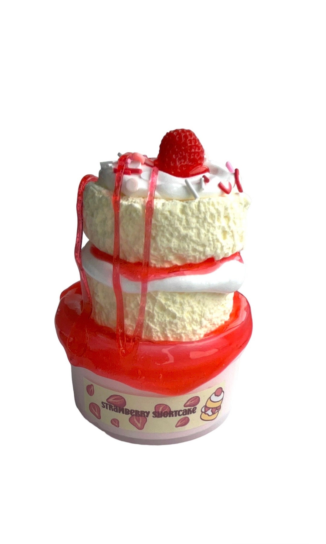 Strawberry Shortcake DIY Clay Slime - Etsy