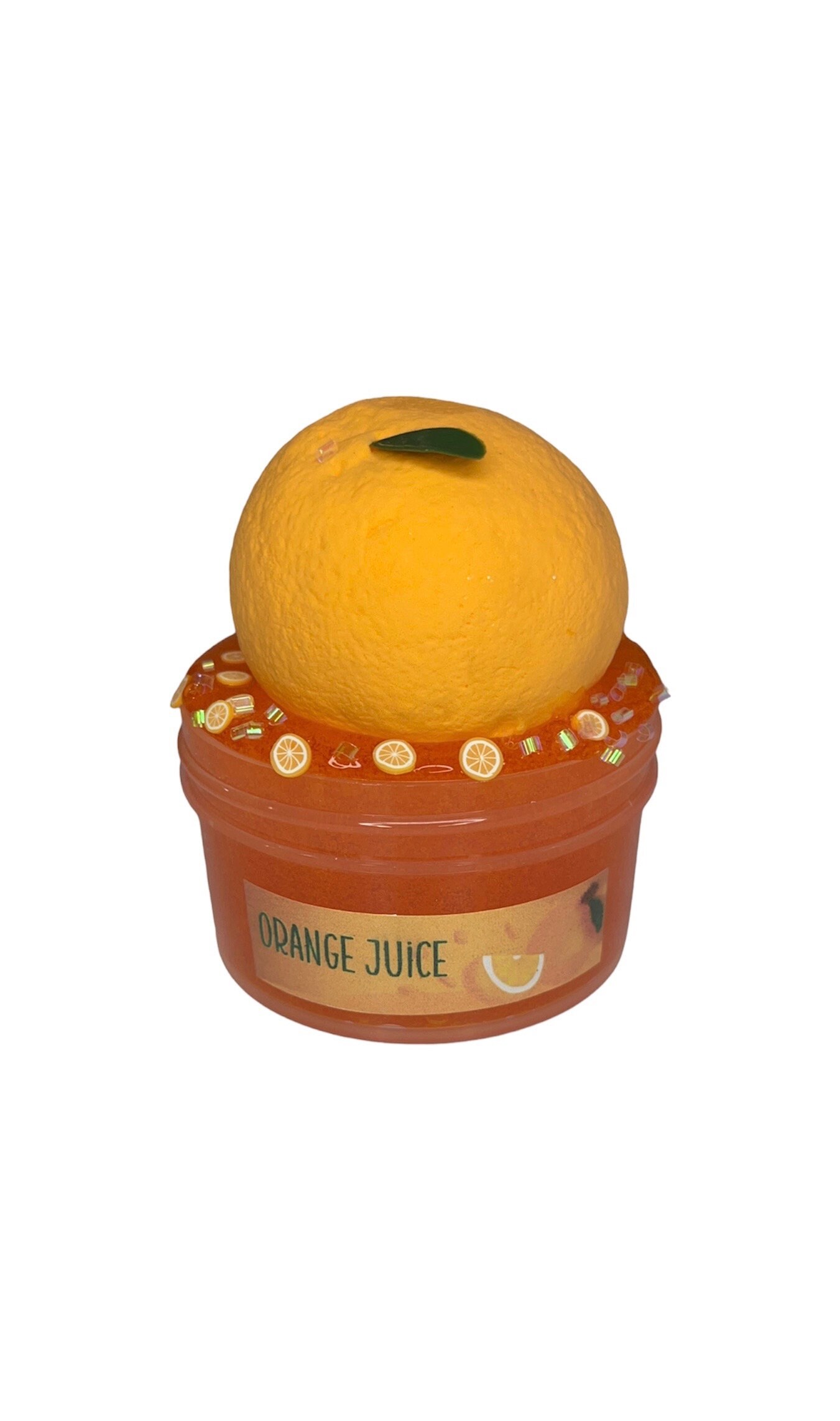 Orange Juice DIY Clay Slime 8 Oz - Etsy