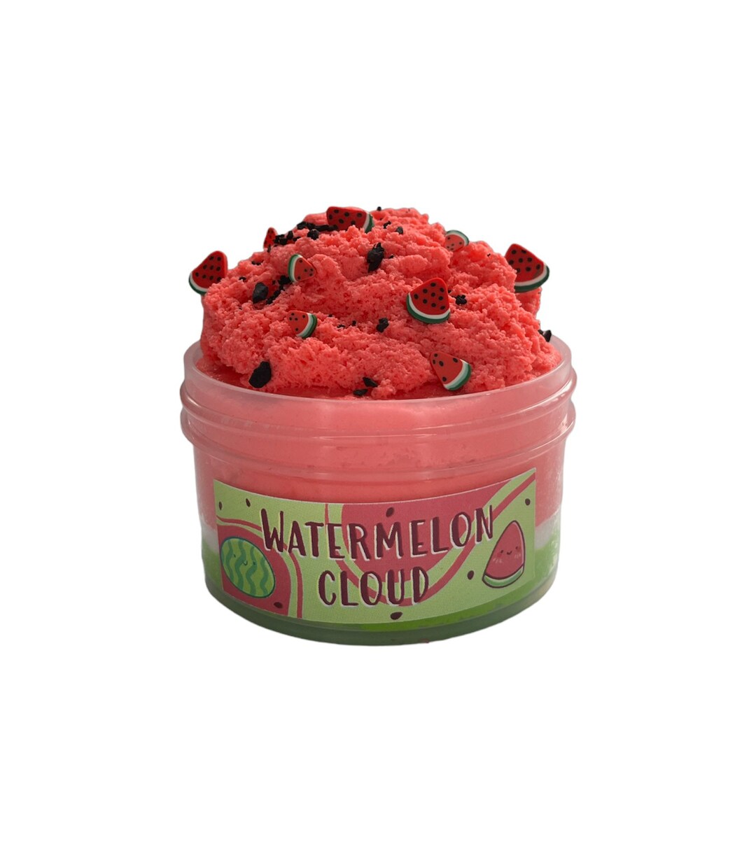 Watermelon Cloud Slime 8 Oz - Etsy