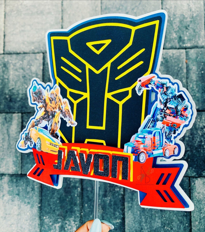 Transformer Cake Topper Optimus Prime Cake Topper | Etsy