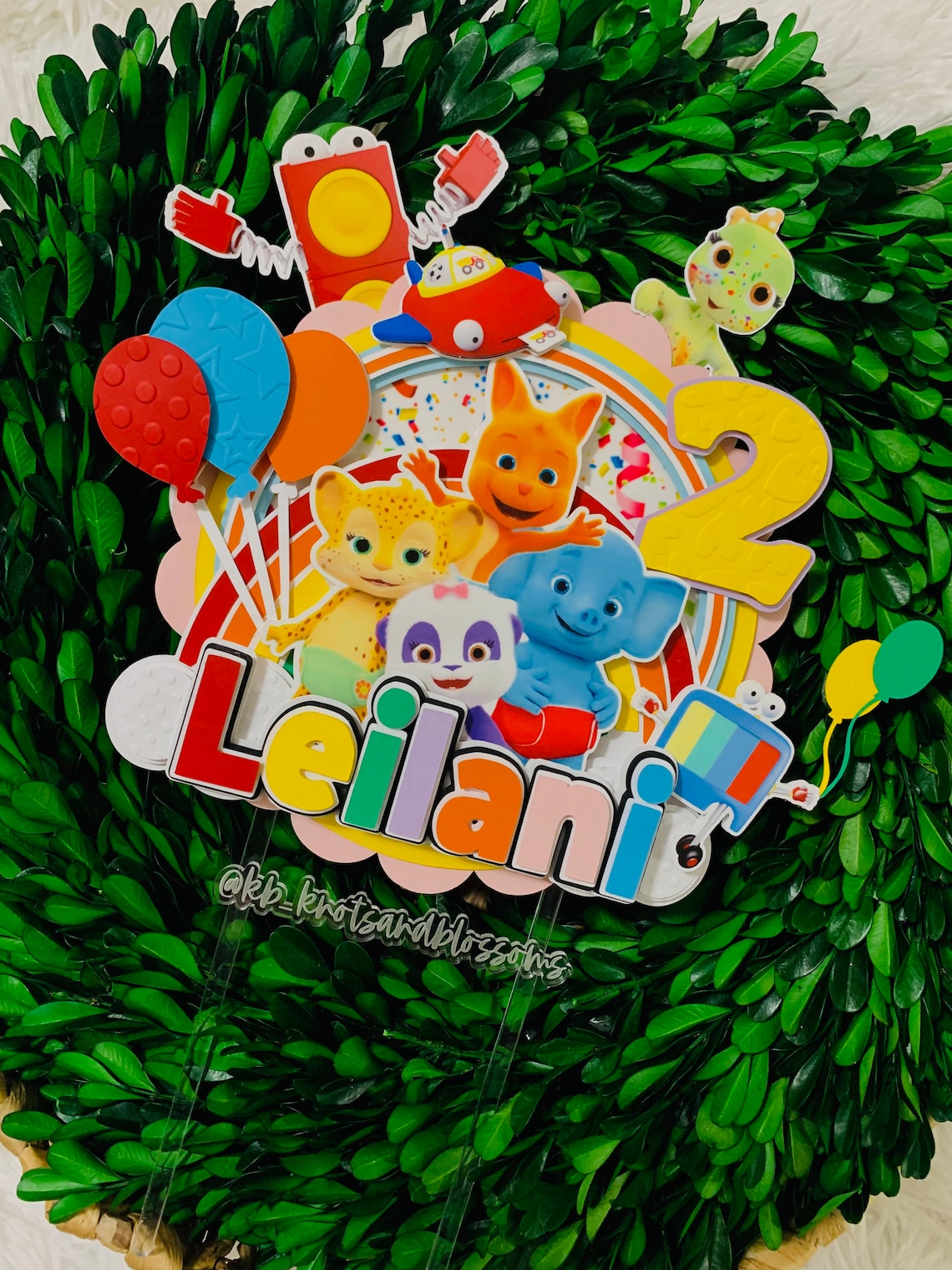 Word Party Cake Topper Word Party Birthday Word Party - Etsy