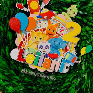 Word Party Cake Topper Word Party Birthday Word Party Personalized Cake ...