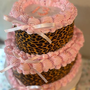 Cheetah Leopard Print Pattern Edible Picture Strips | Wrap Sides of ...