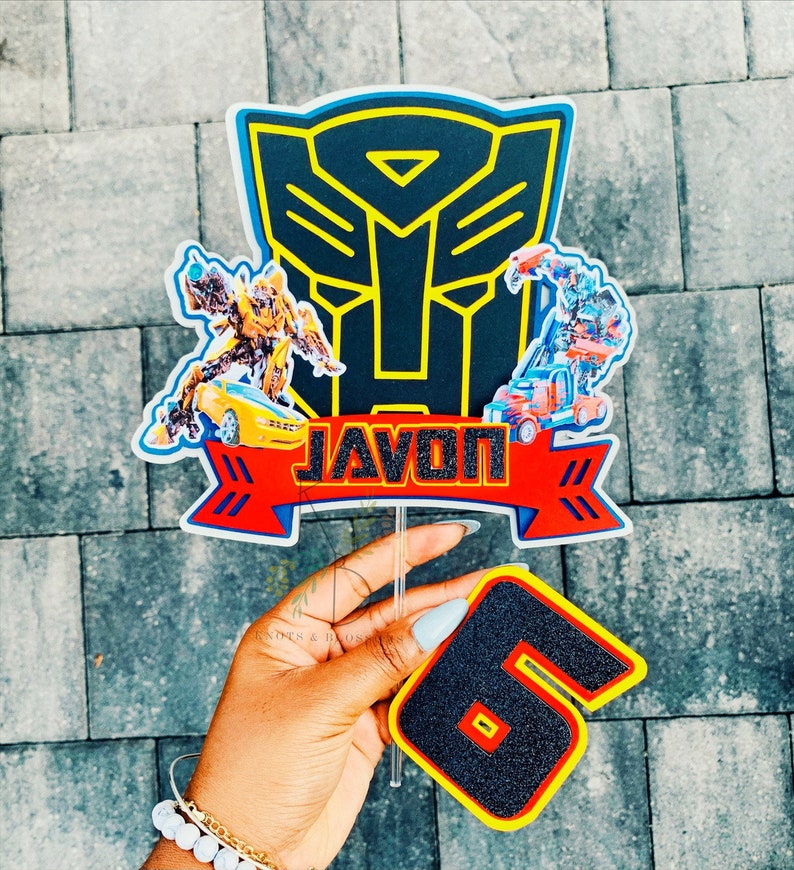 Transformer Cake Topper Optimus Prime Cake Topper | Etsy