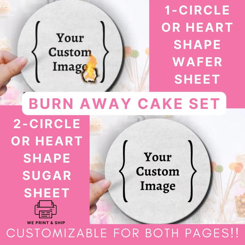8 Burn Cake Topper - Etsy