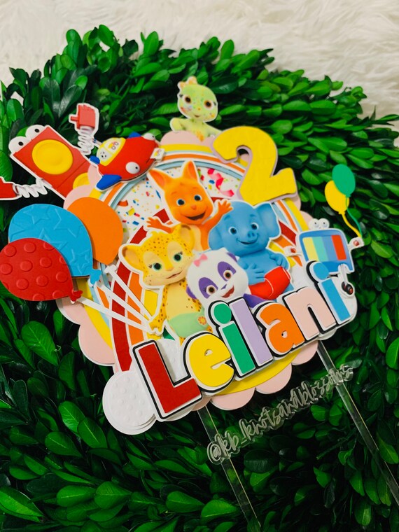 Word Party Cake Topper Word Party Birthday Word Party - Etsy