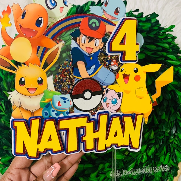 Pikachu Cake Topper - Etsy